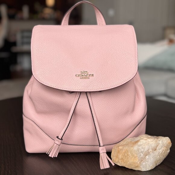 Coach | Bags | Coach Elle Backpack Pink Gold | Poshmark